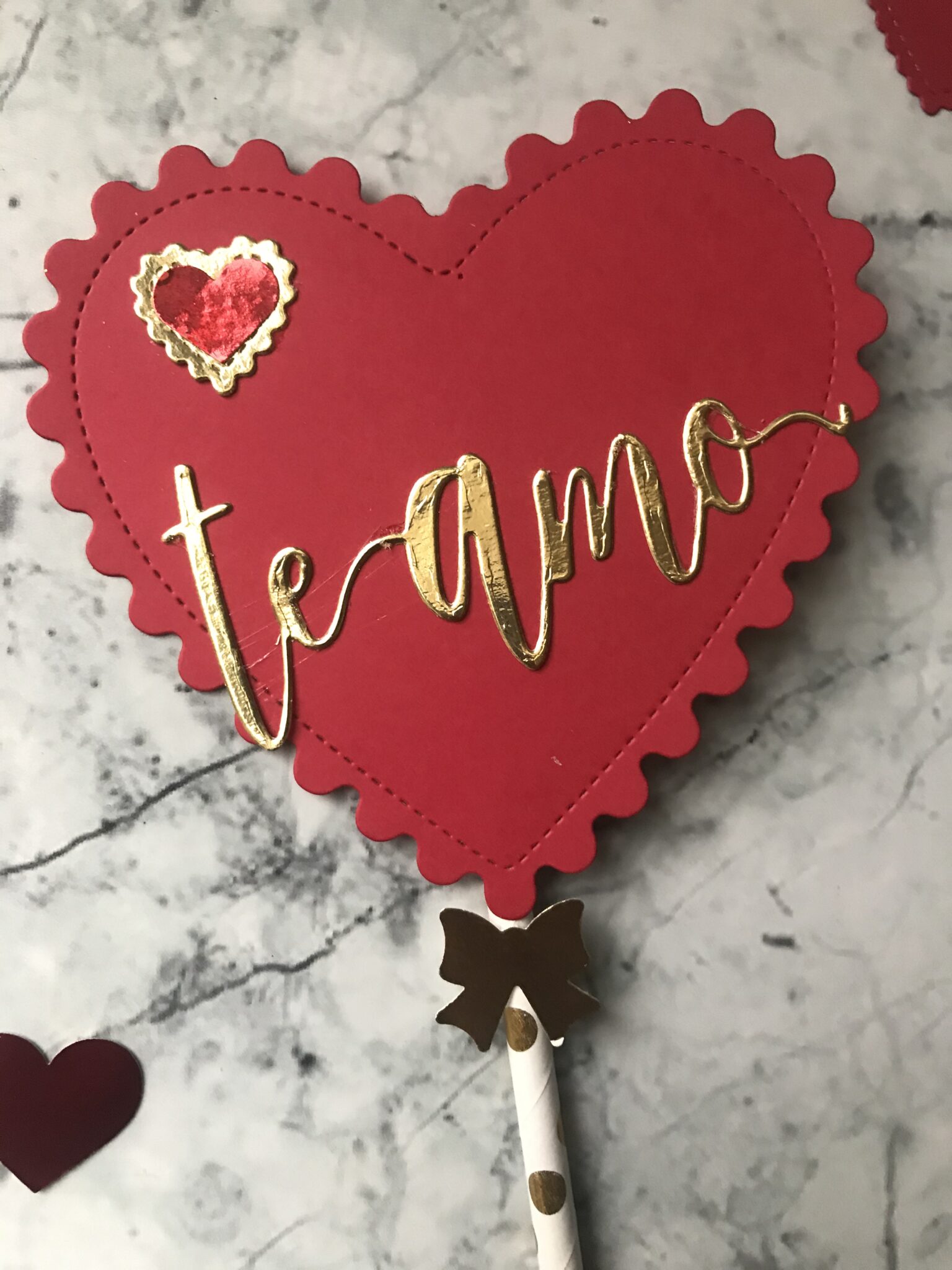 Topper para Torta – Te Amo – – La Alacena del Pastelero